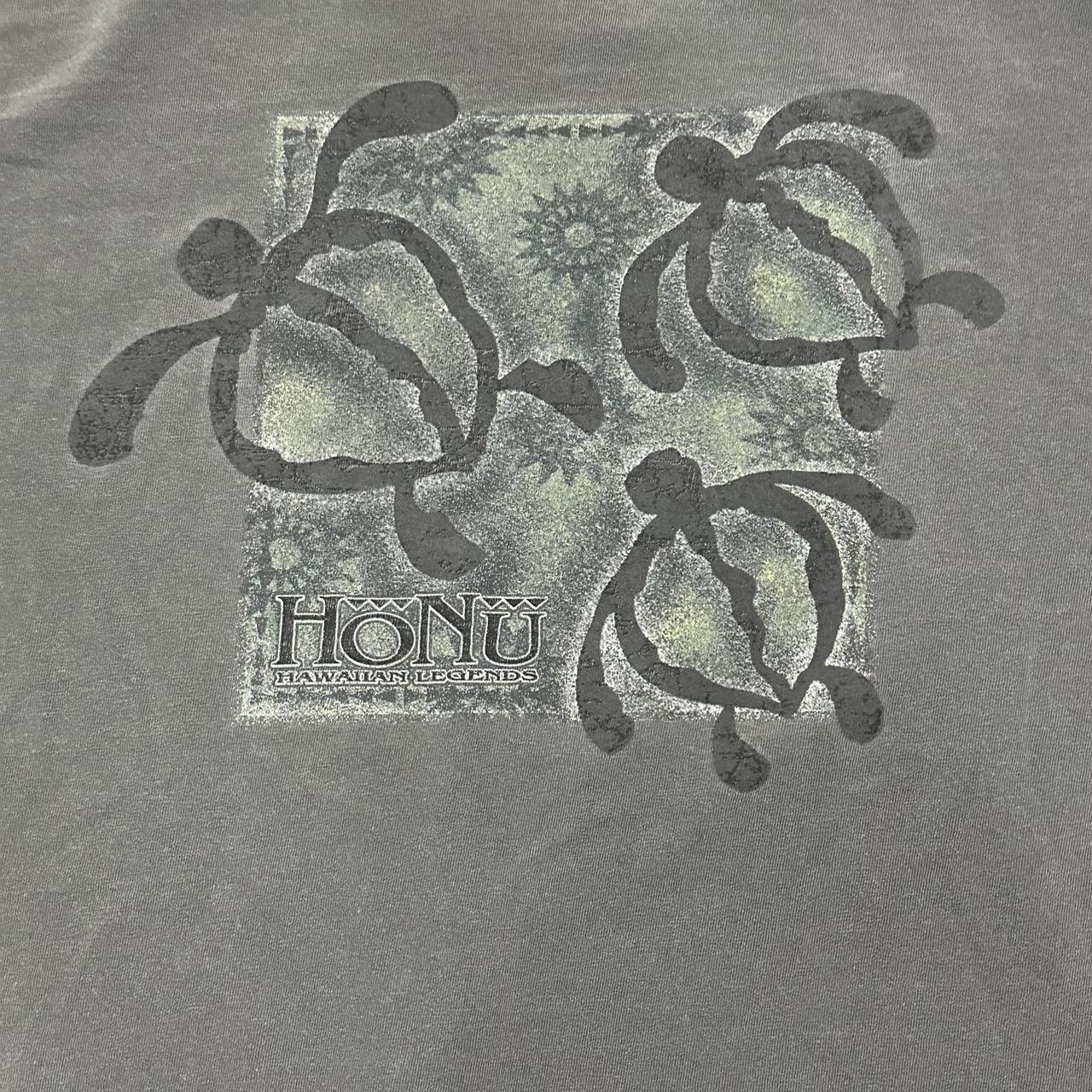 Vintage Grey Hawaii T -Size L (no tag) -Condition... - Depop