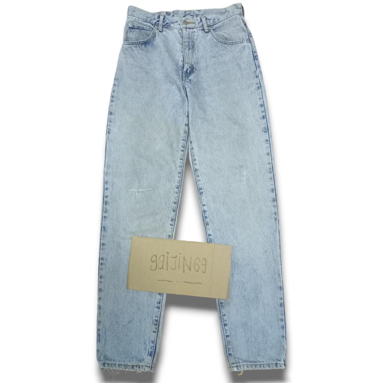Vintage Edwin Stone Wash Distressed Denim Made in... - Depop