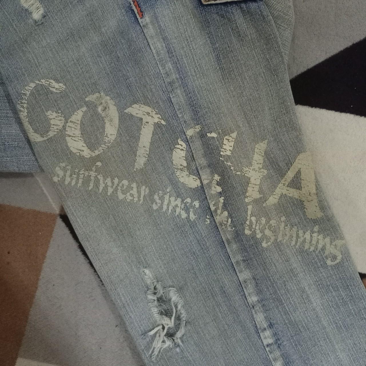 Vintage Japanese Gotcha Spiral Distressed... - Depop