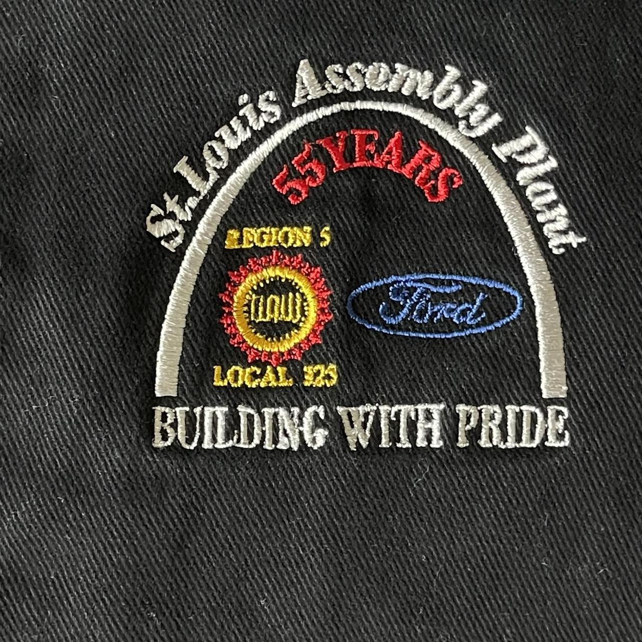 Vintage Canvas Ford Factory Work Jacket Size L Made... - Depop