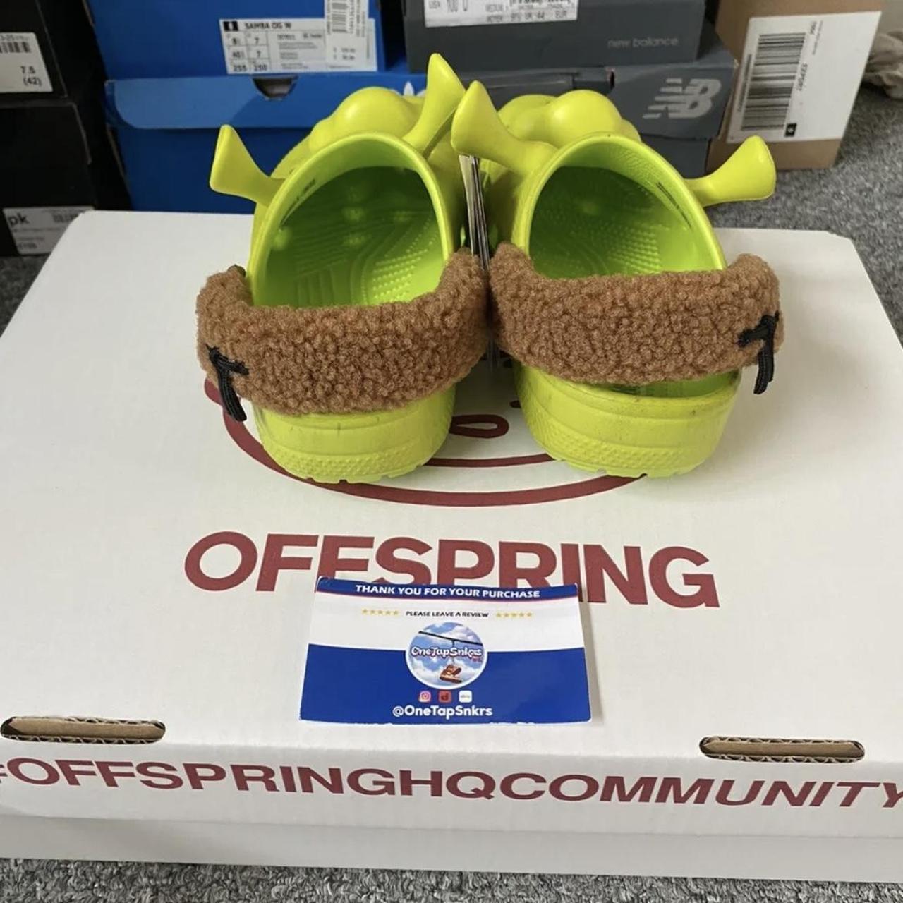 Kids Size Shrek Crocs C9 Eur-25-26 - Depop
