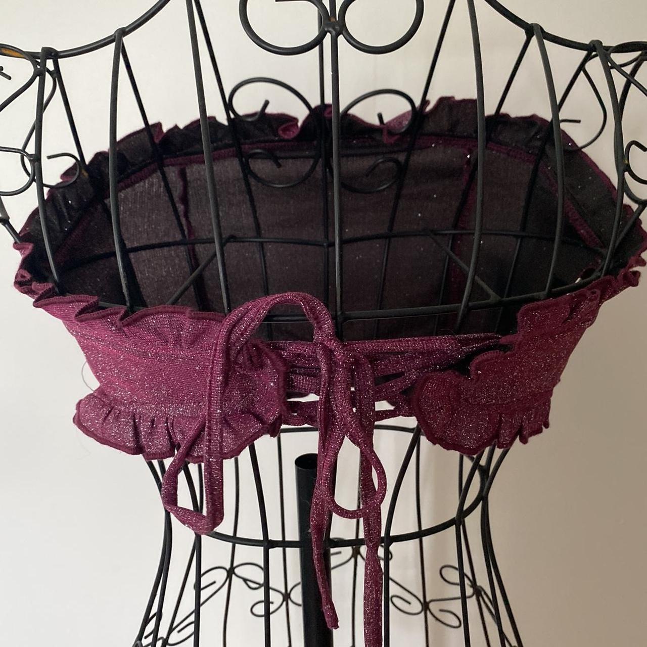 Sparkle glitter Corset Top Adjustable in back Not... - Depop