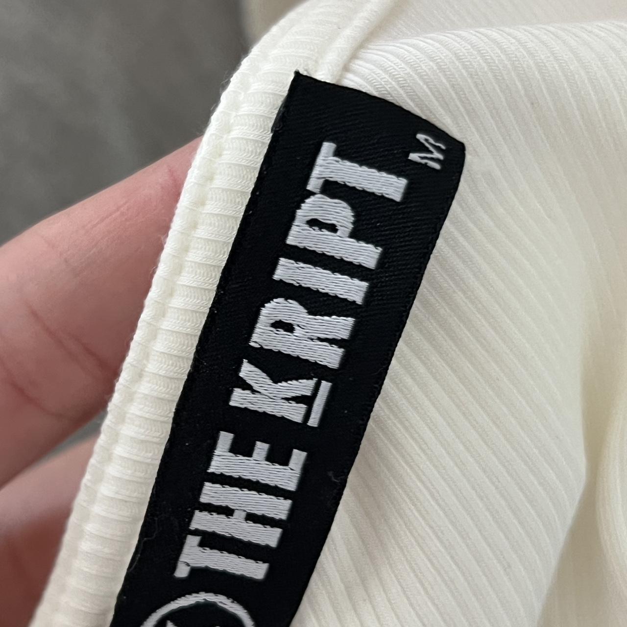 THE KRIPT crop top (slightly see through) SIZE M - Depop