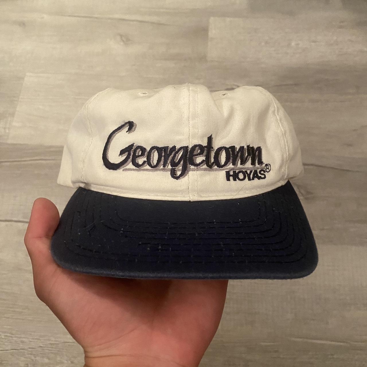 Vintage 1984 Georgetown Hoyas The Game SnapBack Hat... - Depop