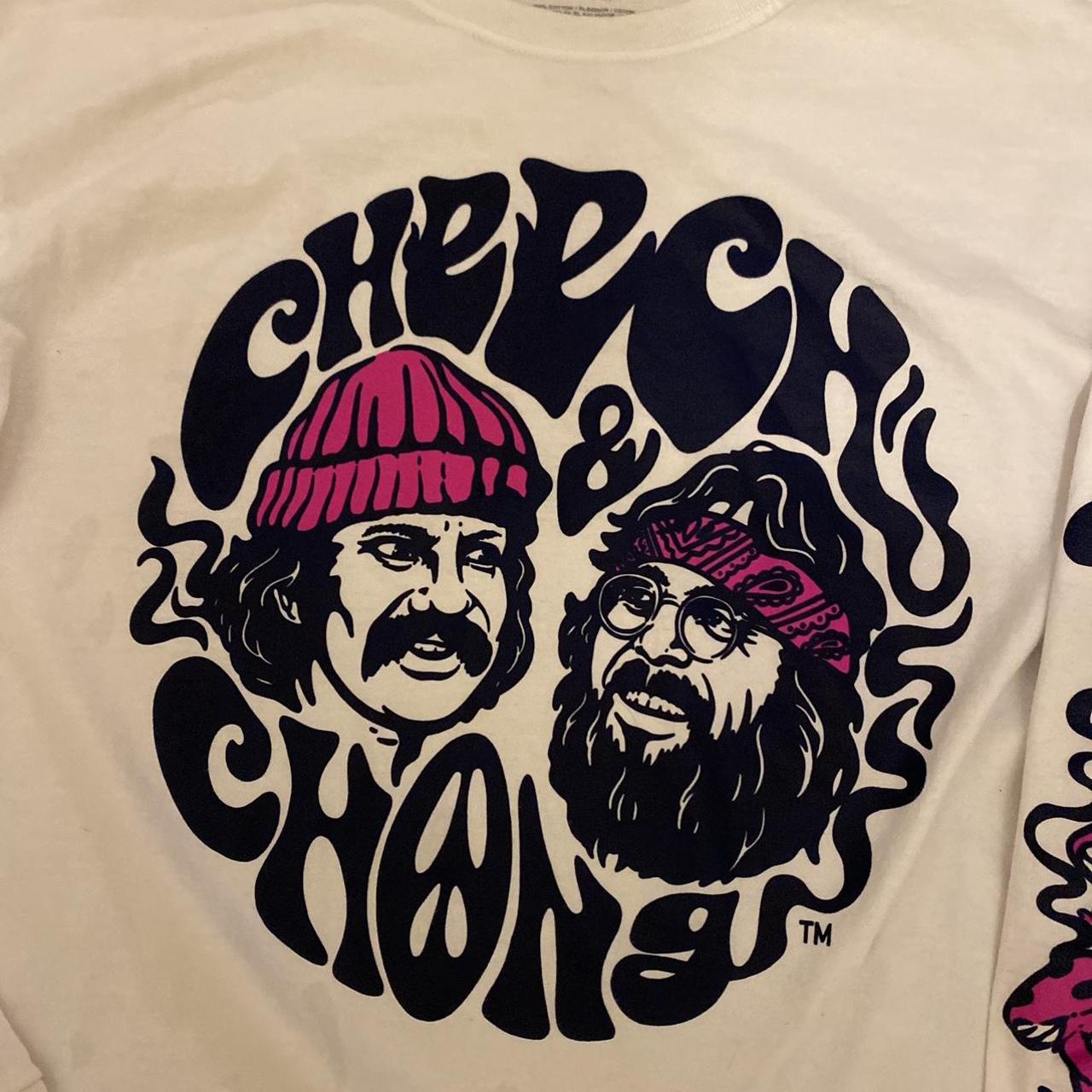 Cheech and Chong long sleeve shirt. Plain back front... - Depop