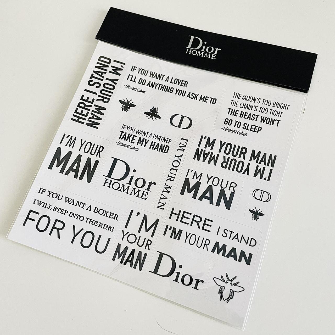 Dior Homme Stickers #dior#homme#stickers - Depop
