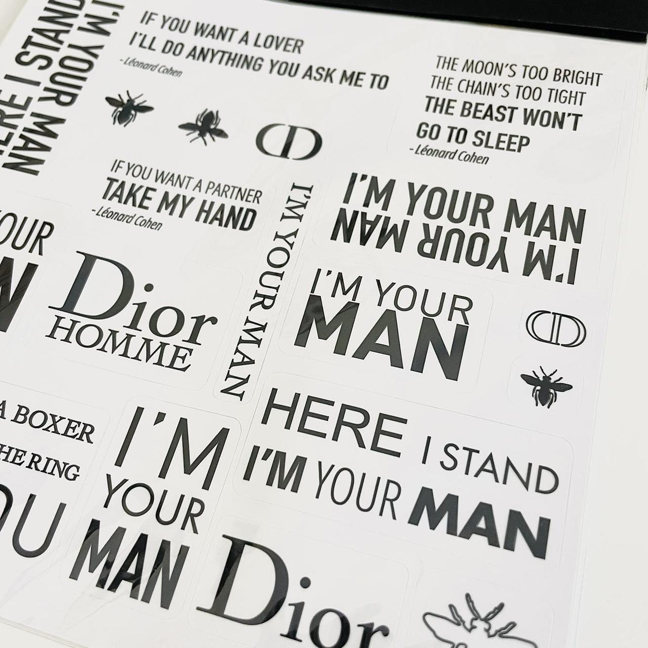 Dior Homme Stickers #dior#homme#stickers - Depop