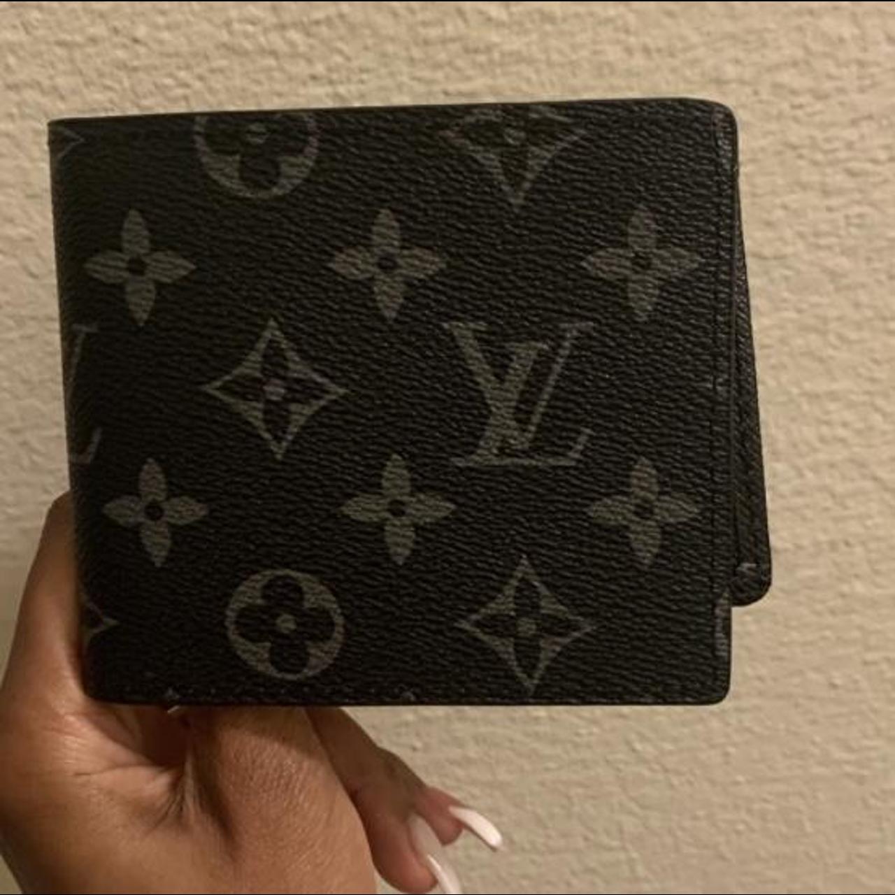 Black lv wallet #wallet #lv #women #men #popular no... - Depop