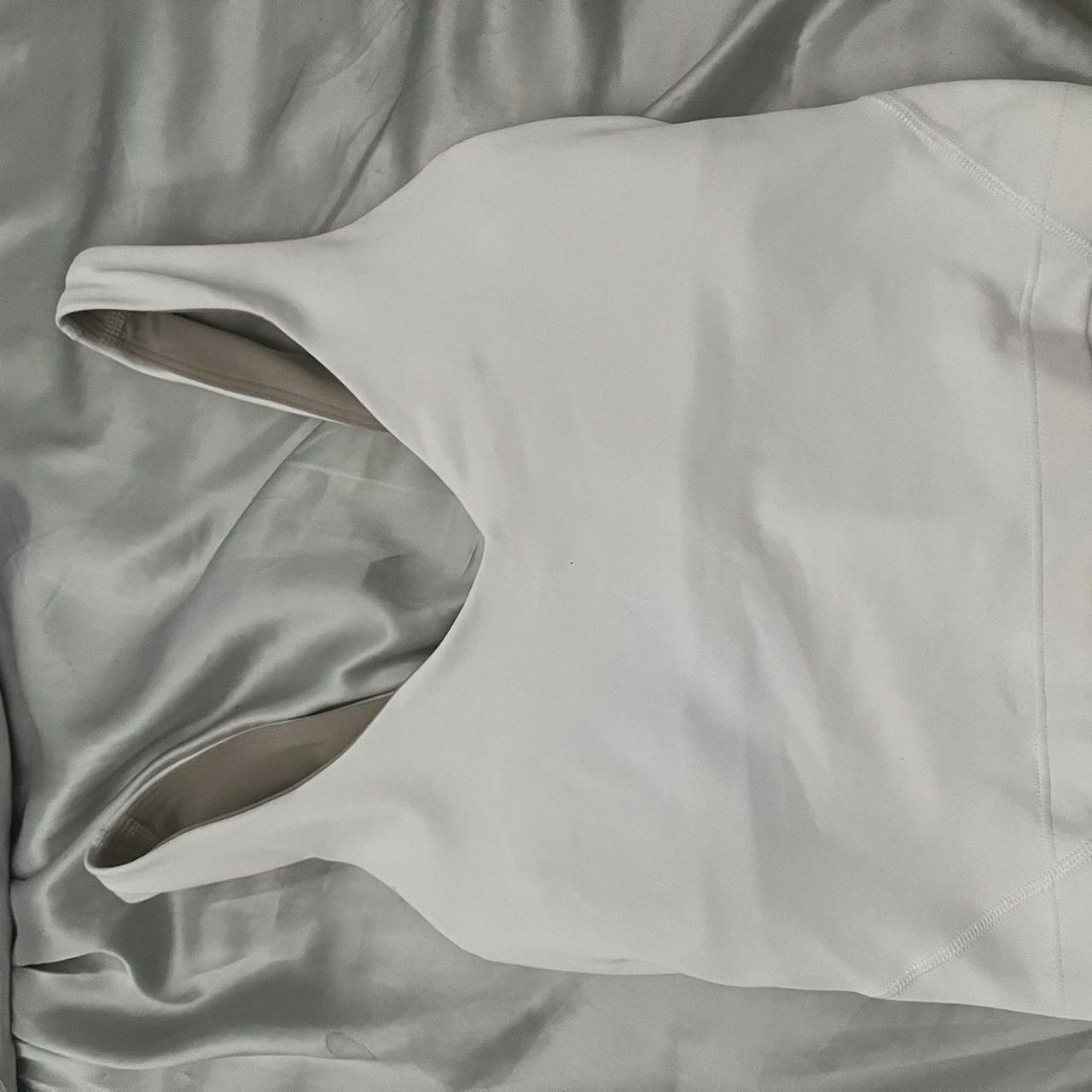 lululemon white align tank size 0 - Depop