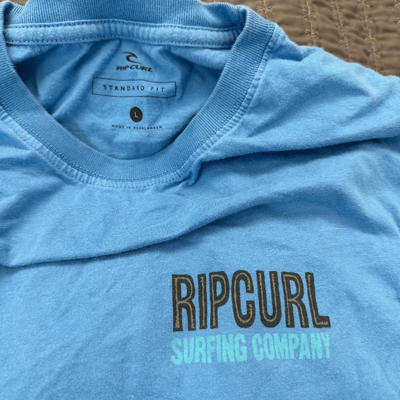 COOL GRAPHIC RIPCURL SHIRT -like new -WILLING TO... - Depop