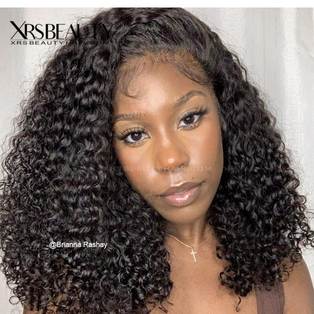 Human Hair HD Lace Front Wig Water Wave 13x6 *NEW*... - Depop