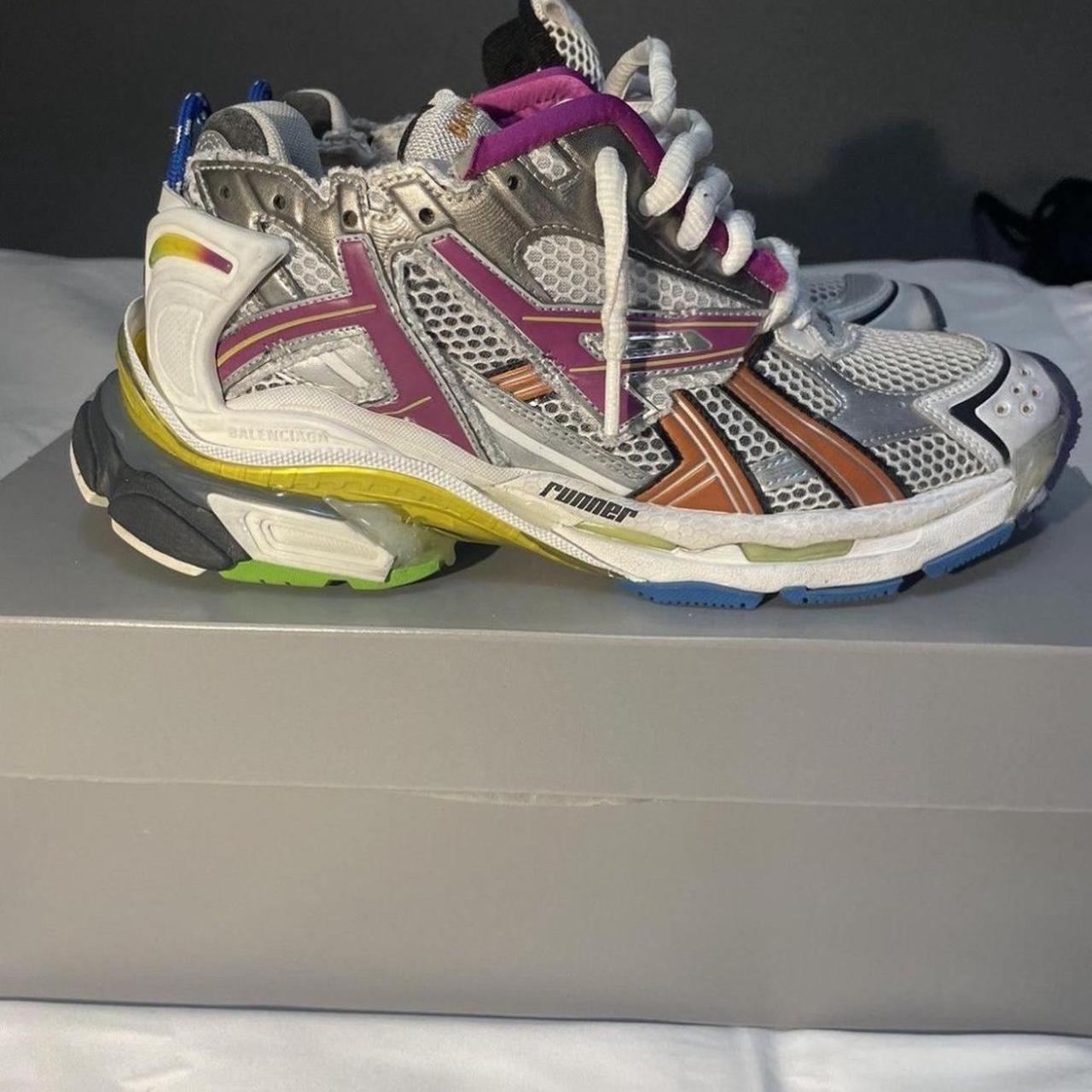 Multicolor tracks Wore once Can ship the same day | Depop