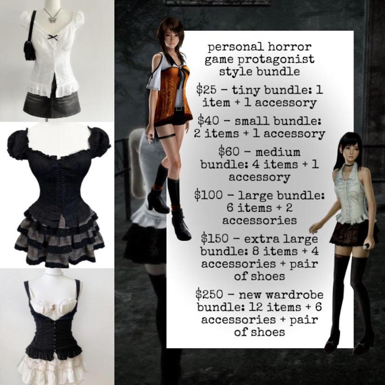 personal horror game protagonist style bundle... - Depop