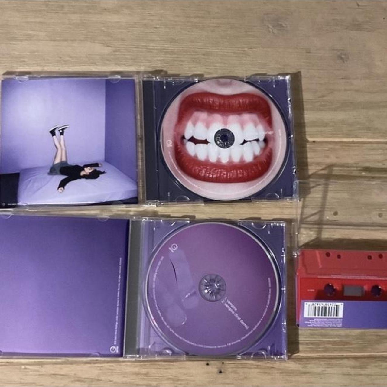 Olivia Rodrigo guts cd with signed art card, vampire... - Depop