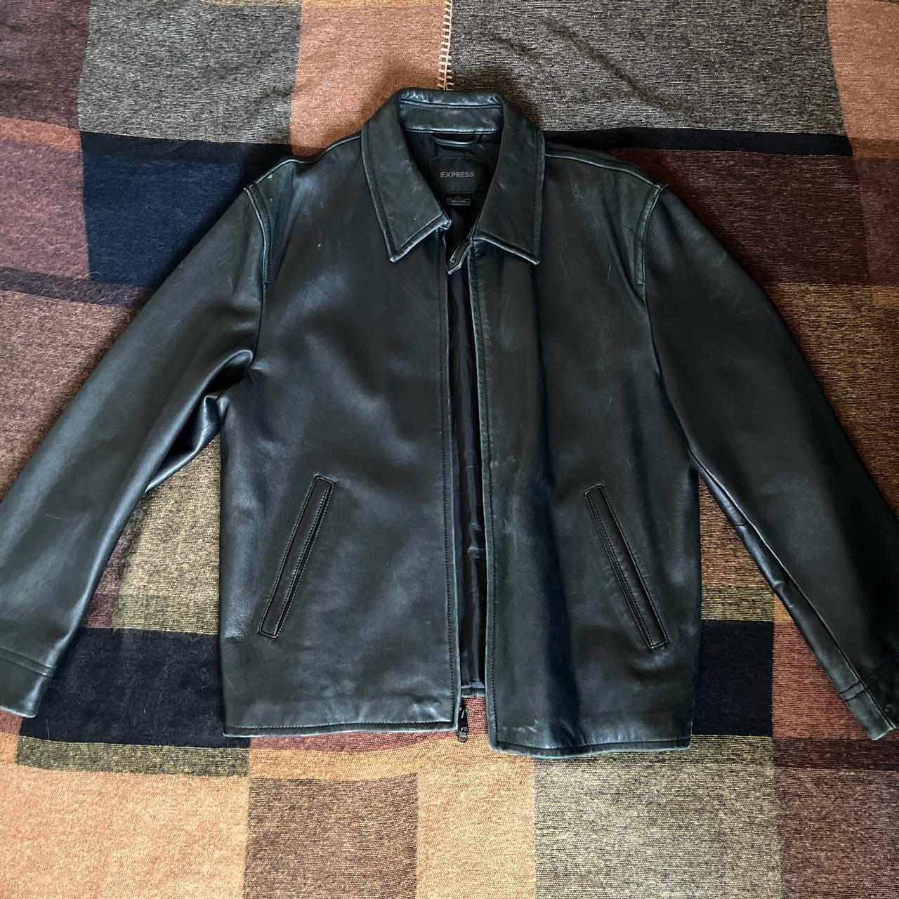Express Men's Black Jacket | Depop
