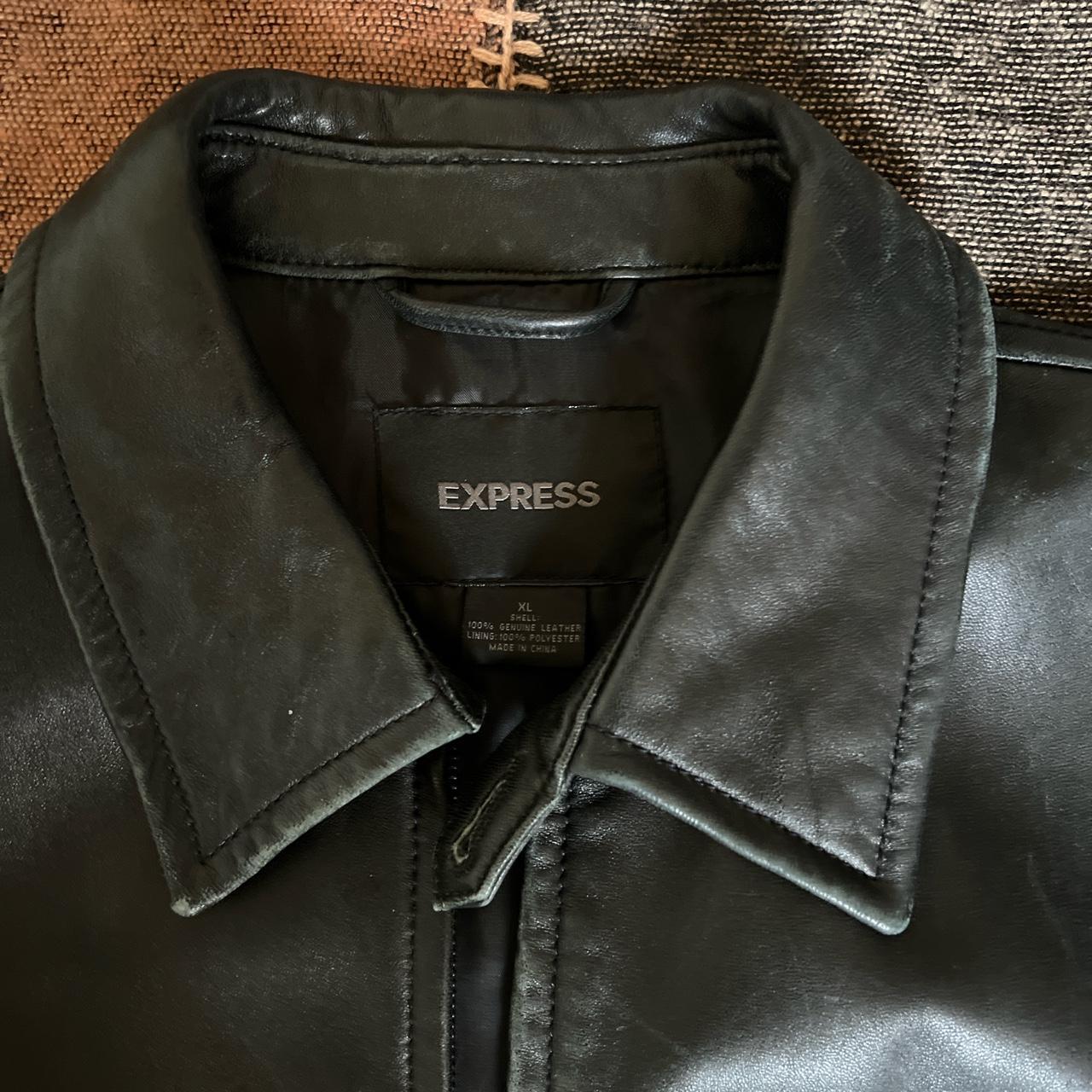 Express Men's Black Jacket | Depop