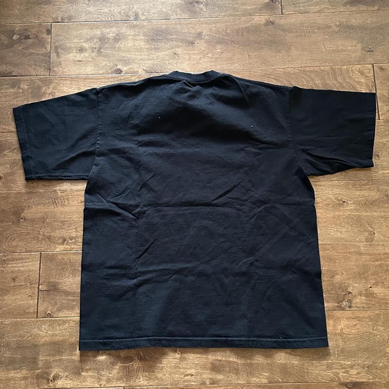 Black pro club blank vintage 90s streetwear tee... - Depop