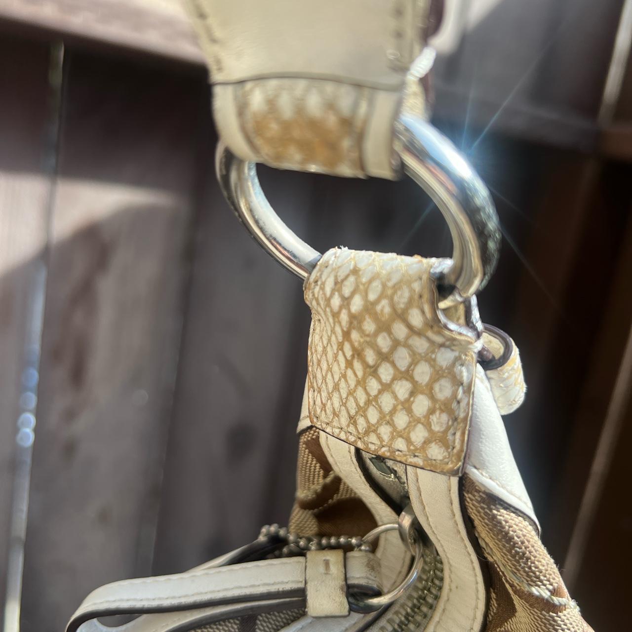 Coach patchwork canvas y2k shoulder bag - Depop