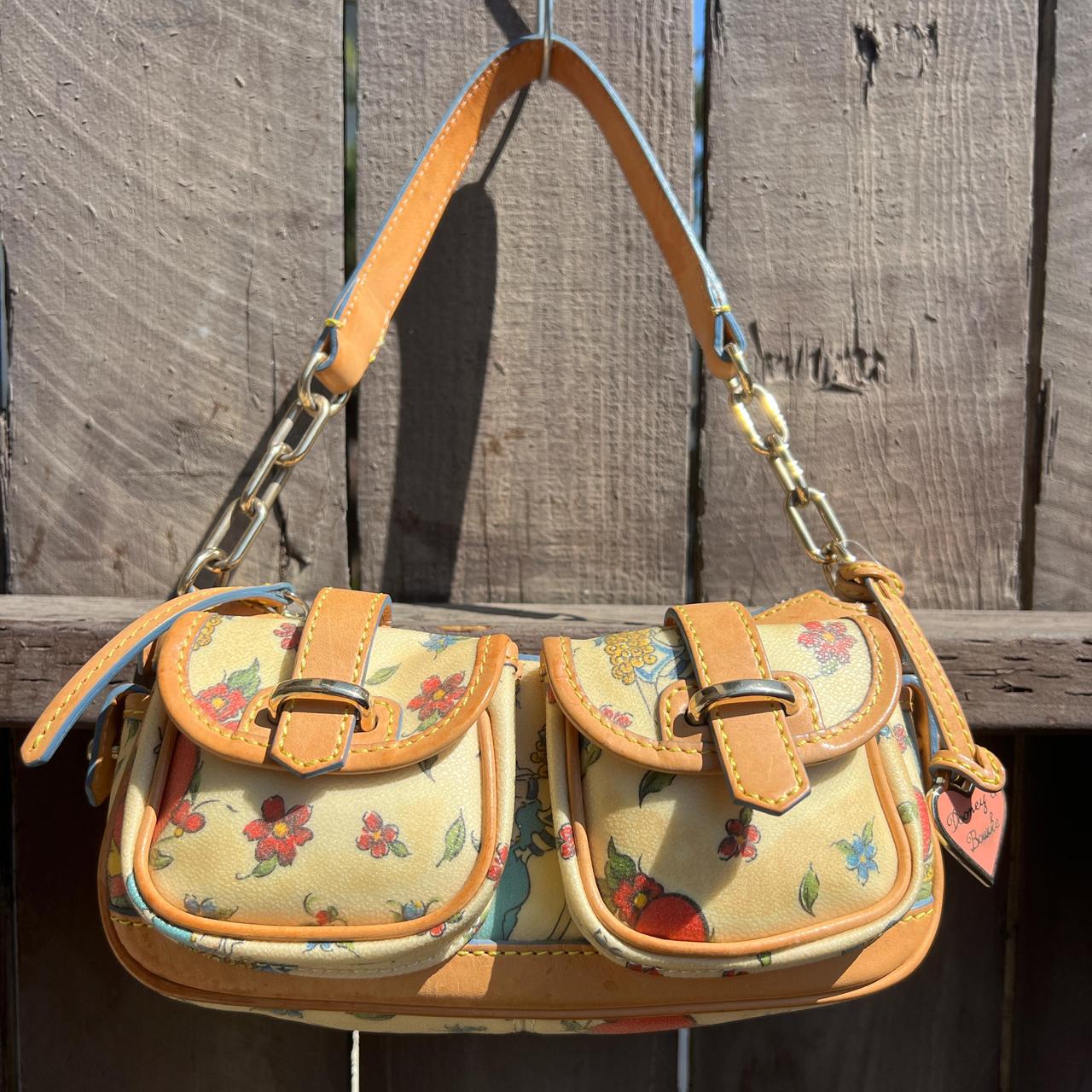 Dooney & Bourke y2k tattoo canvas shoulder bag - Depop