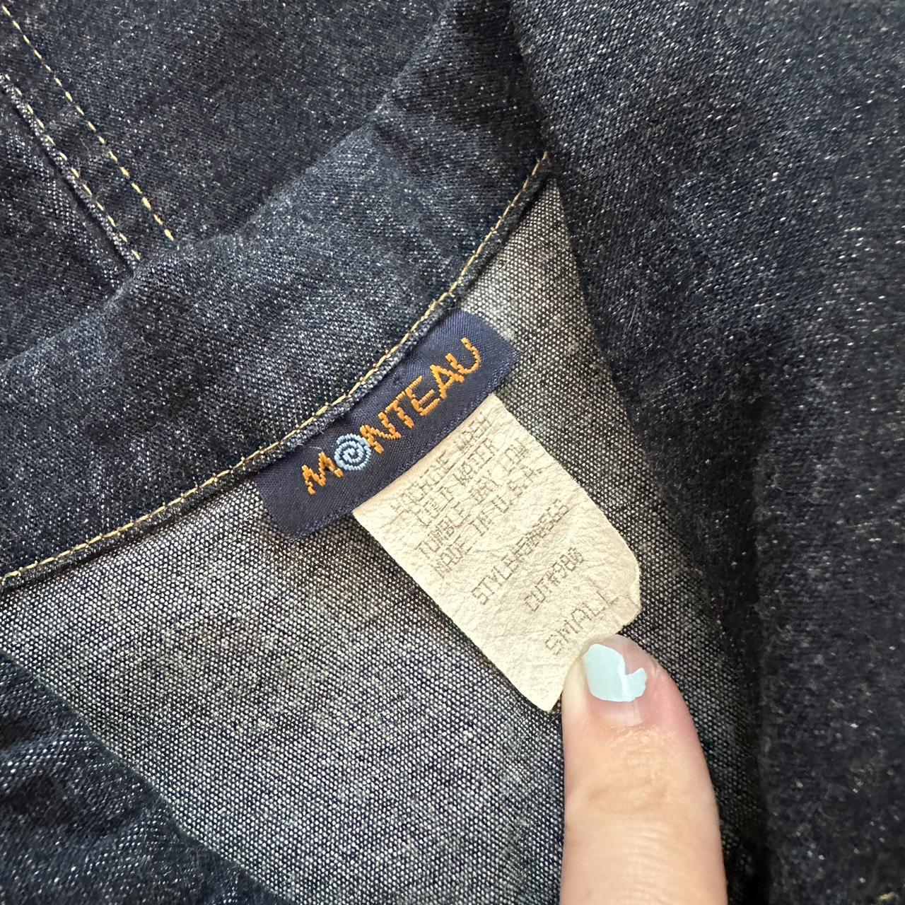 Vintage 70s/80s Monteau Denim Bodycon... - Depop