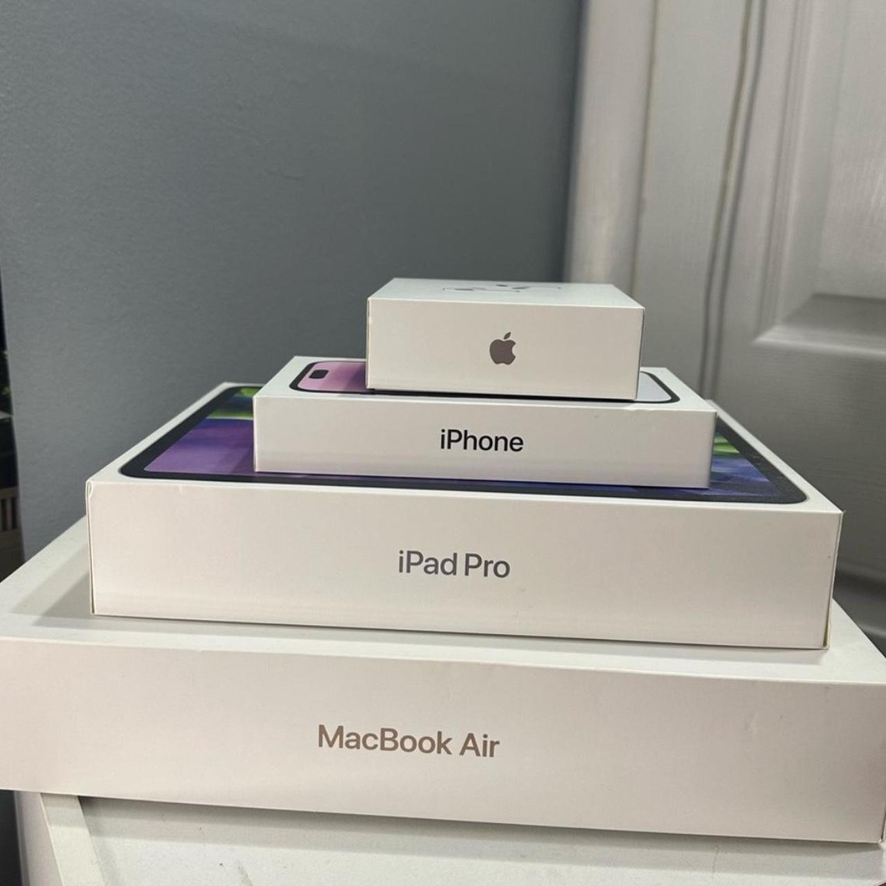 EMPTY APPLE PRODUCT BOXES Included: Mac Book Air... | Depop