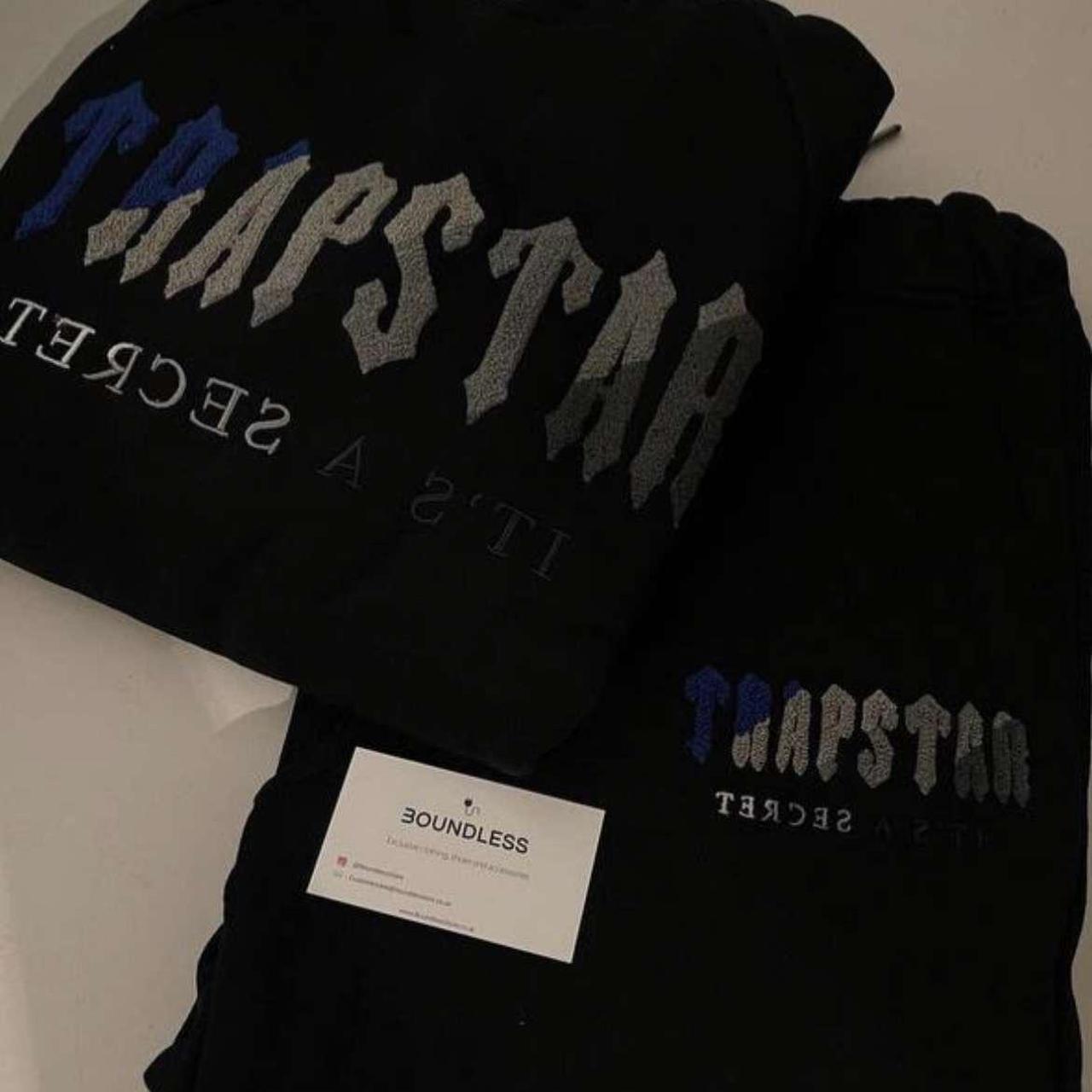 Trapstar Men's Blue and Black Suit | Depop