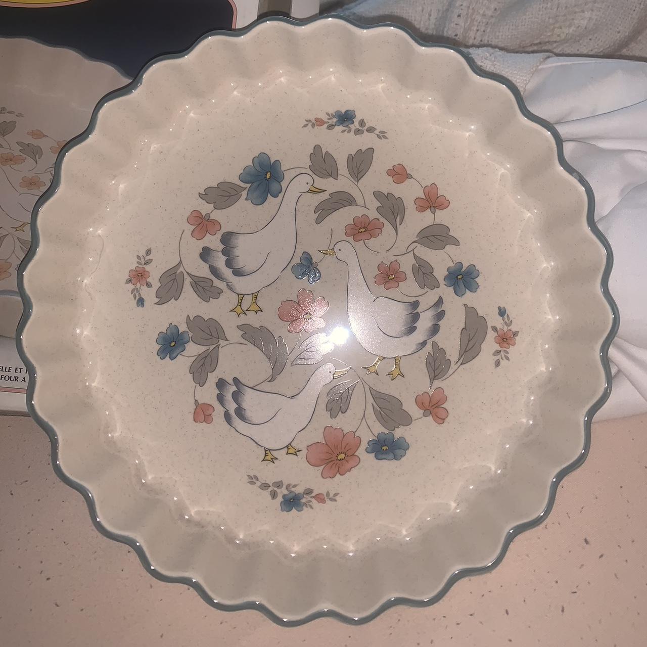 80s vintage country classic cottage core goose and... - Depop