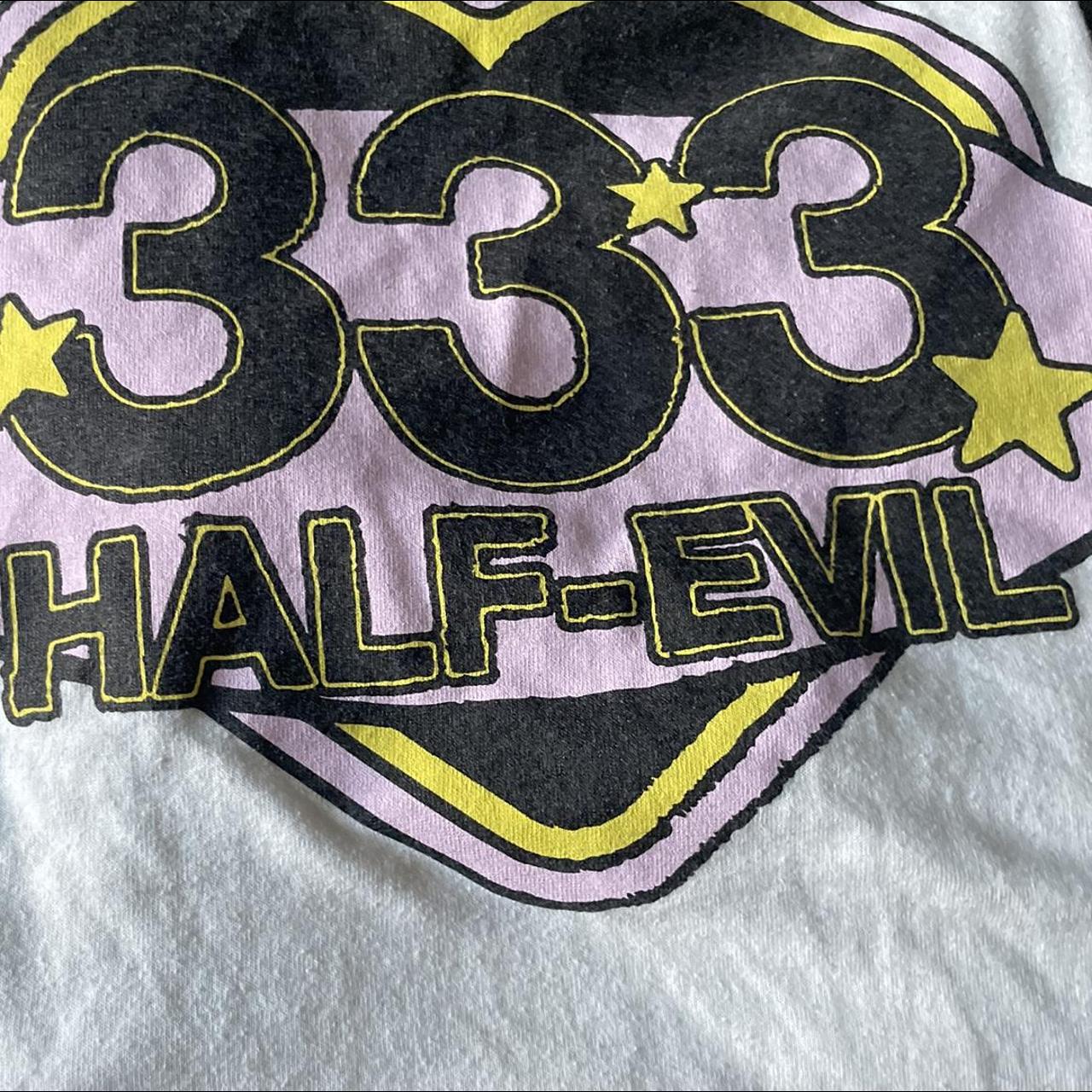 Half Evil 333 Heart Logo... - Depop