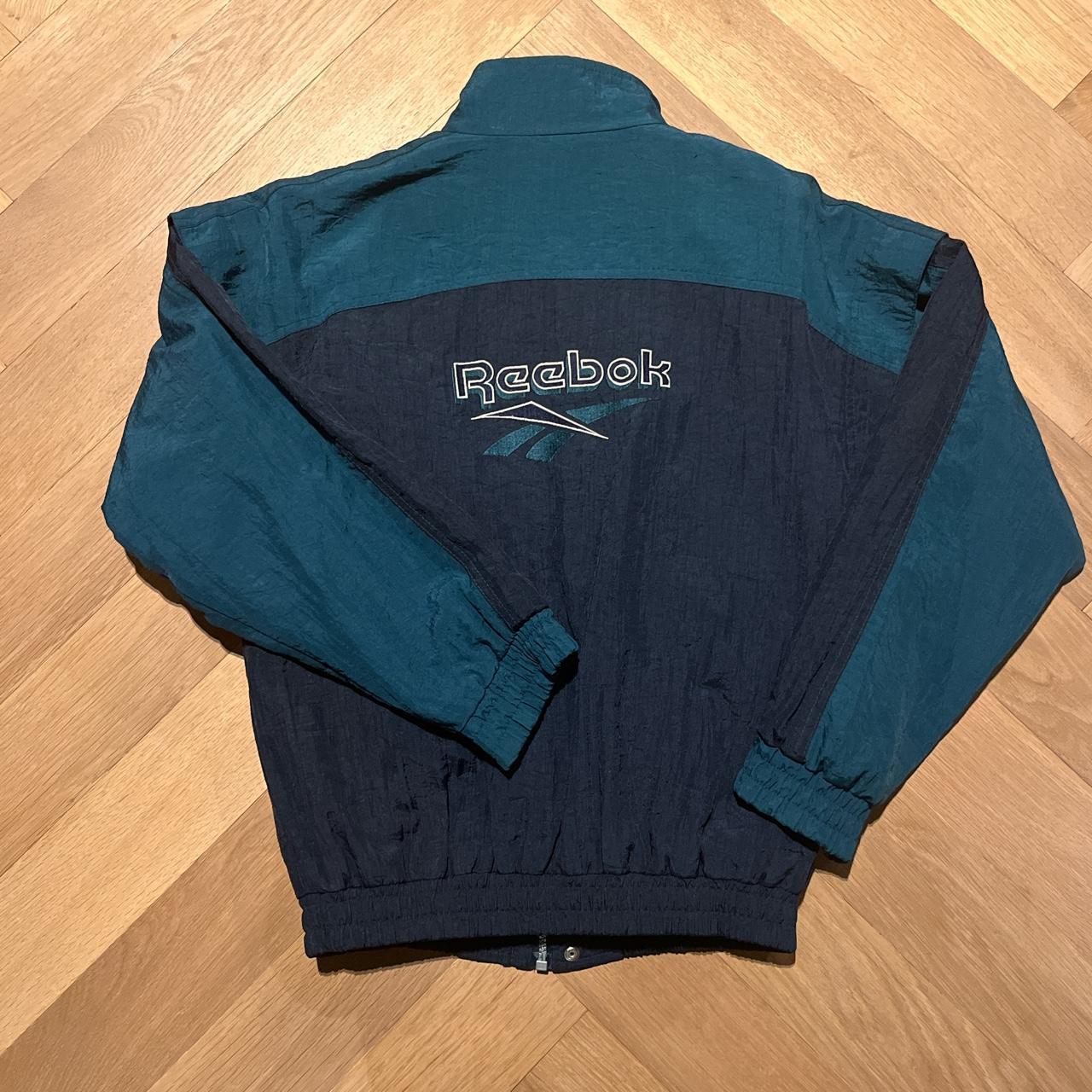 Vintage Reebok jacket Size S - Depop