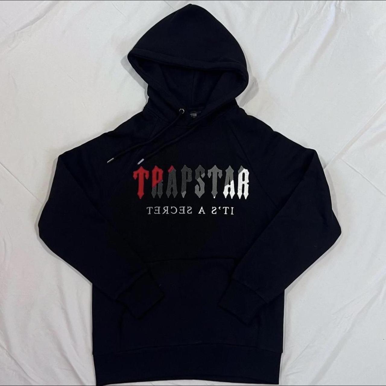 Red trapstar chenille decoded tracksuit Pretty much... - Depop