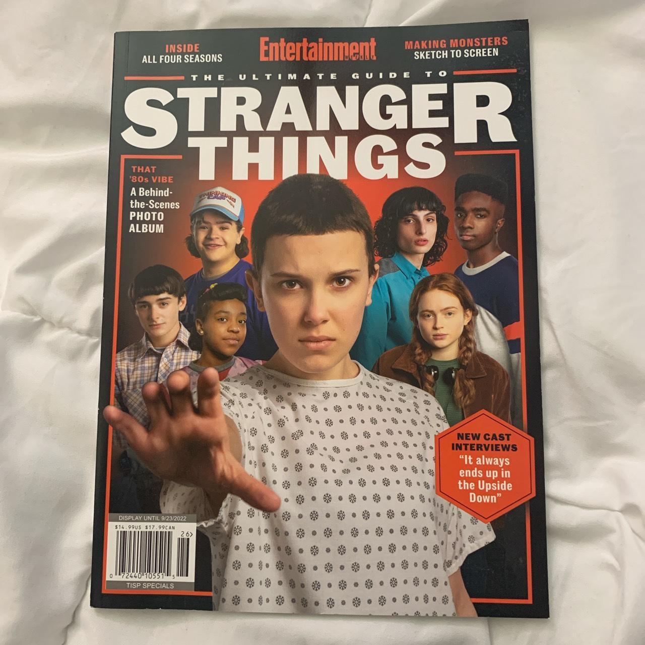 stranger things magazine - no damages other than... - Depop