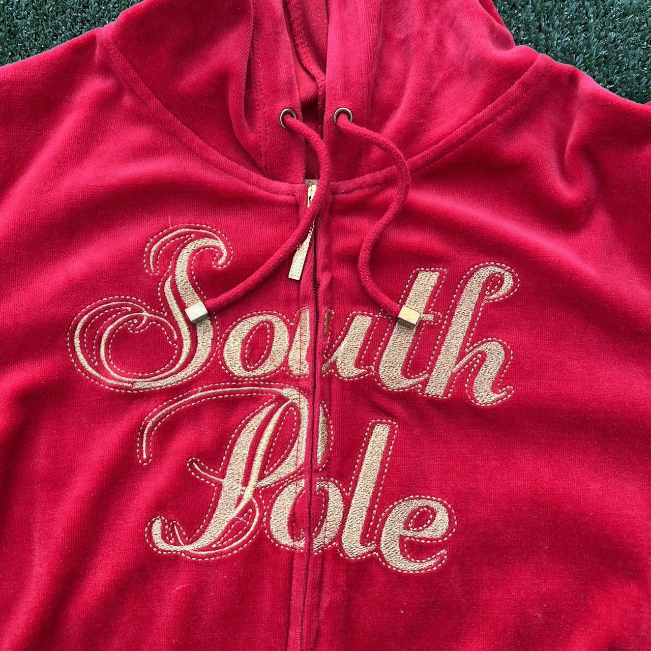 Rare Vintage Y2K South Pole Velour Zip Up... - Depop