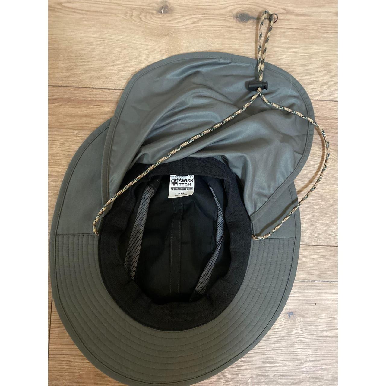 Swiss Tech Hat with Neck Cover Excellent pre-owned... - Depop