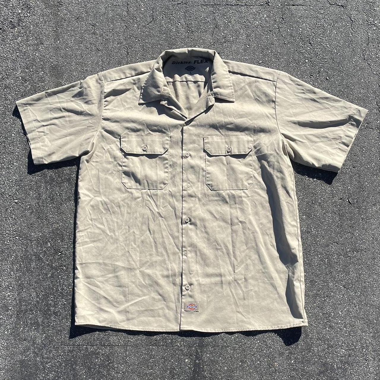 Dickies Flex Work Shirt Shipping 5 Measurements Depop