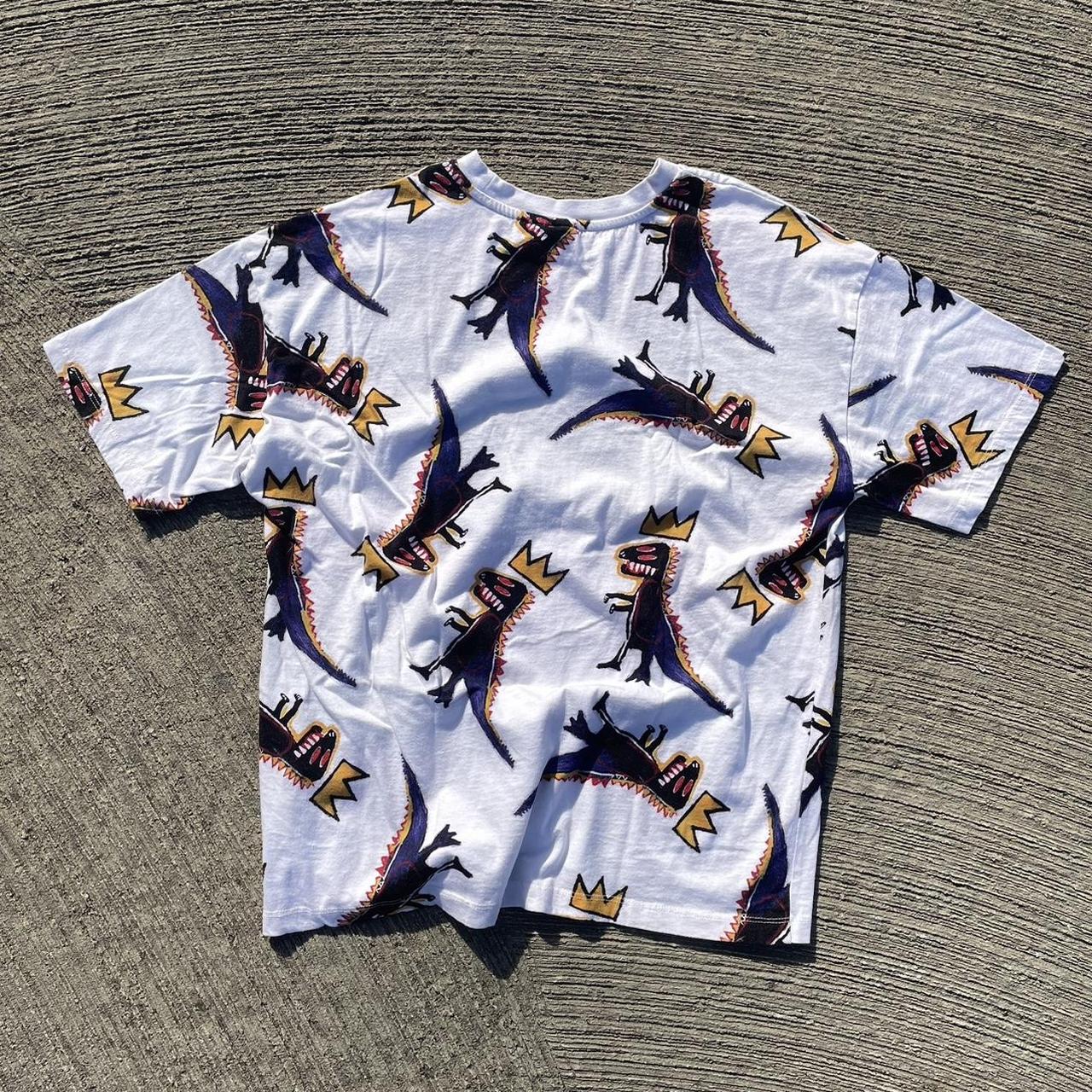 Jean Michel Basquiat aop dinosaur t shirt Shipping... | Depop