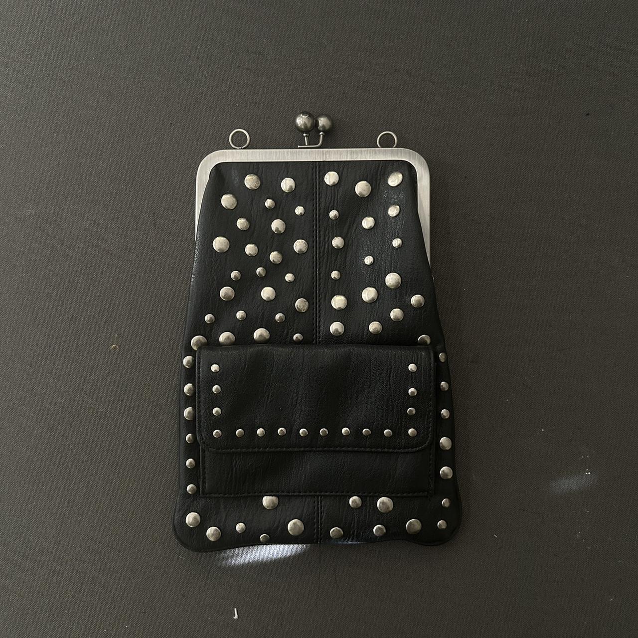 studded coin purse clutch wallet its odd shaped &... - Depop
