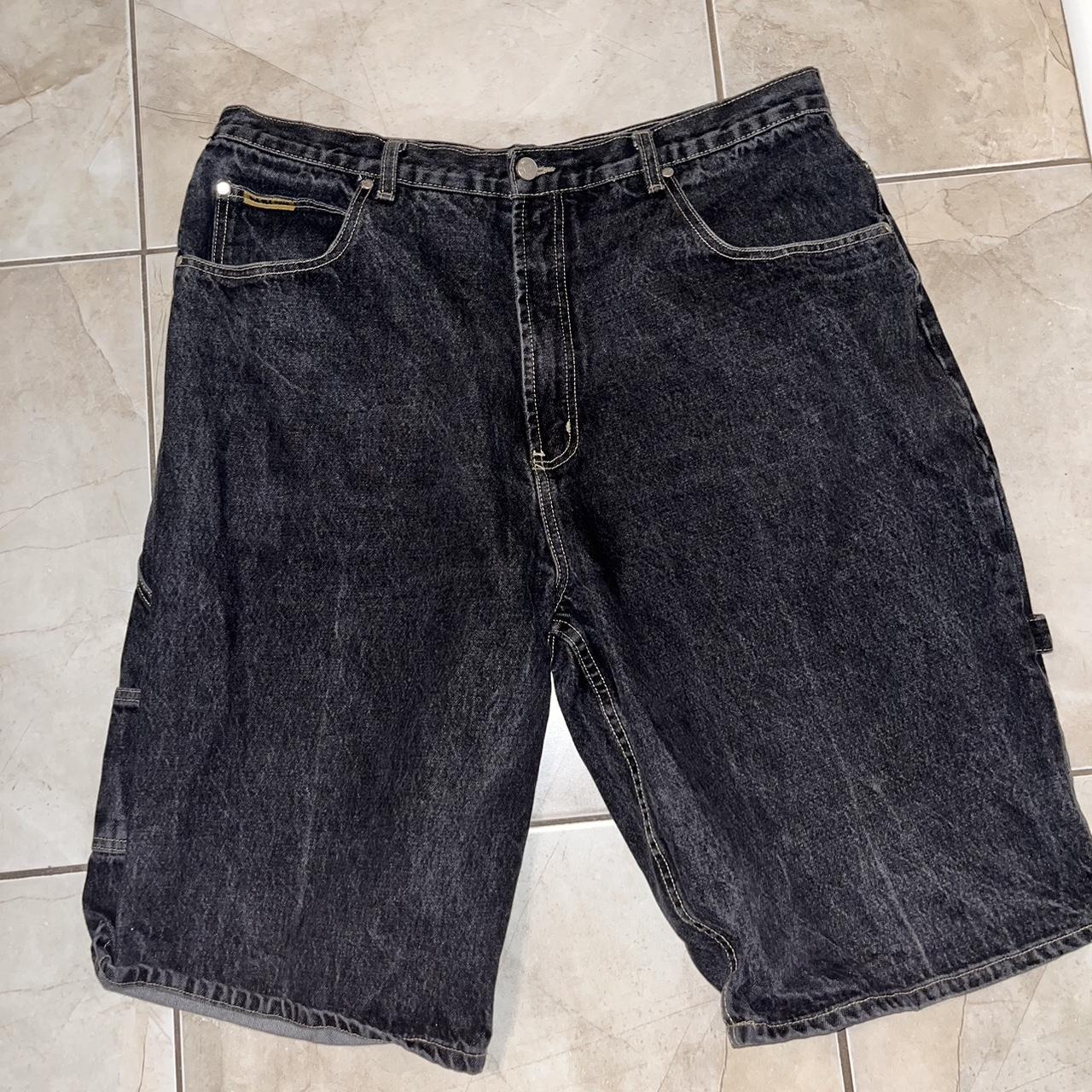 Mens Y2k Black Jorts Nu Wear Depop