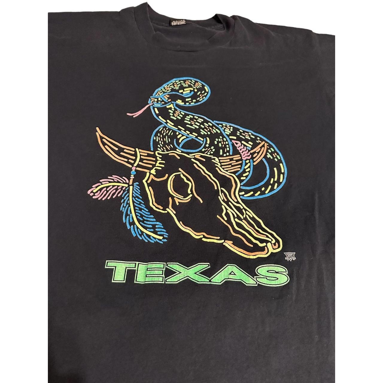 Vintage Texas Tees Unlimited Single Stitch Made in... - Depop