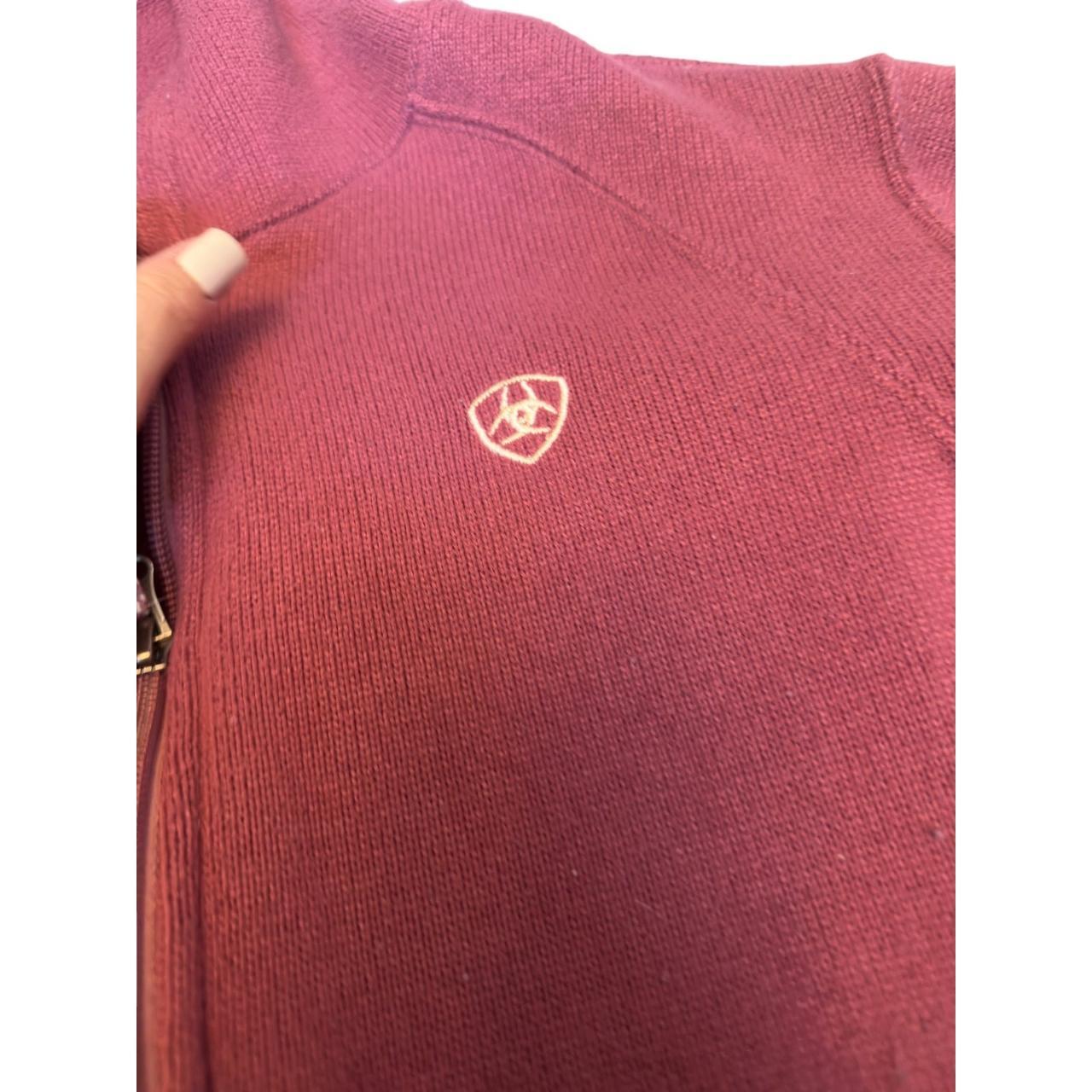 Ariat Soft Pink Jacket Women's Size L Full Zip... - Depop