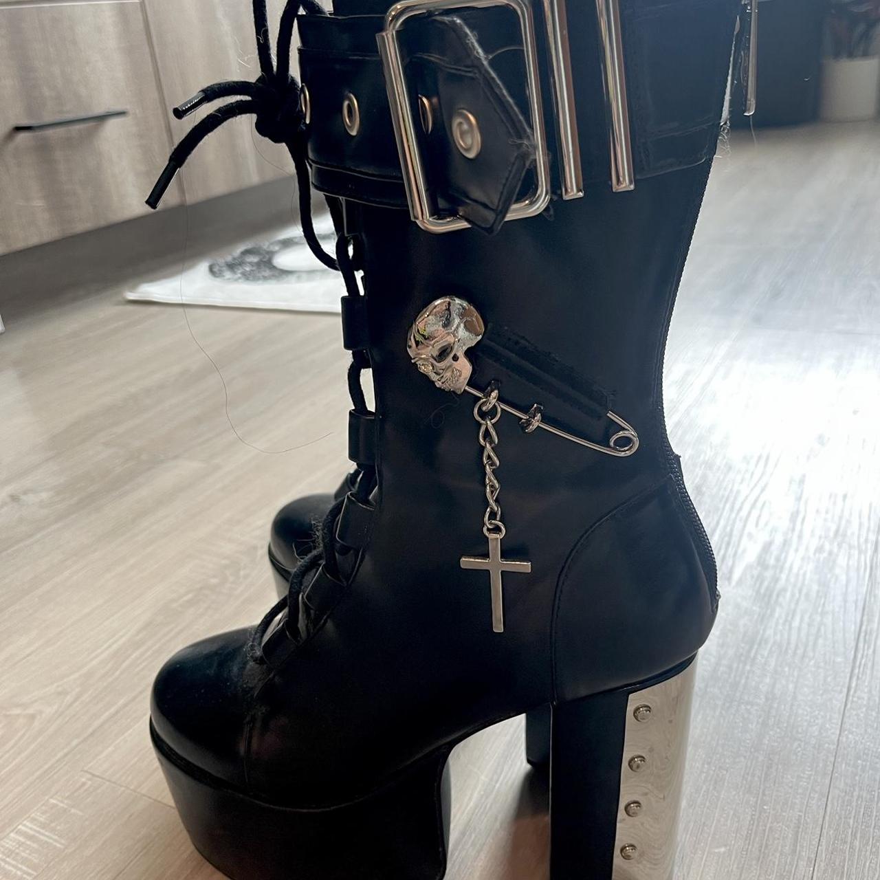 Brand new killstar boot - never worn #killstar... - Depop
