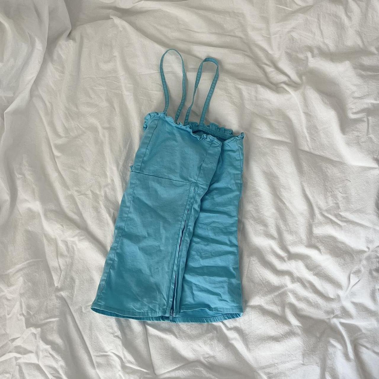 ADORABLE Anchor Blue vintage tank top !! ★ so cute... - Depop