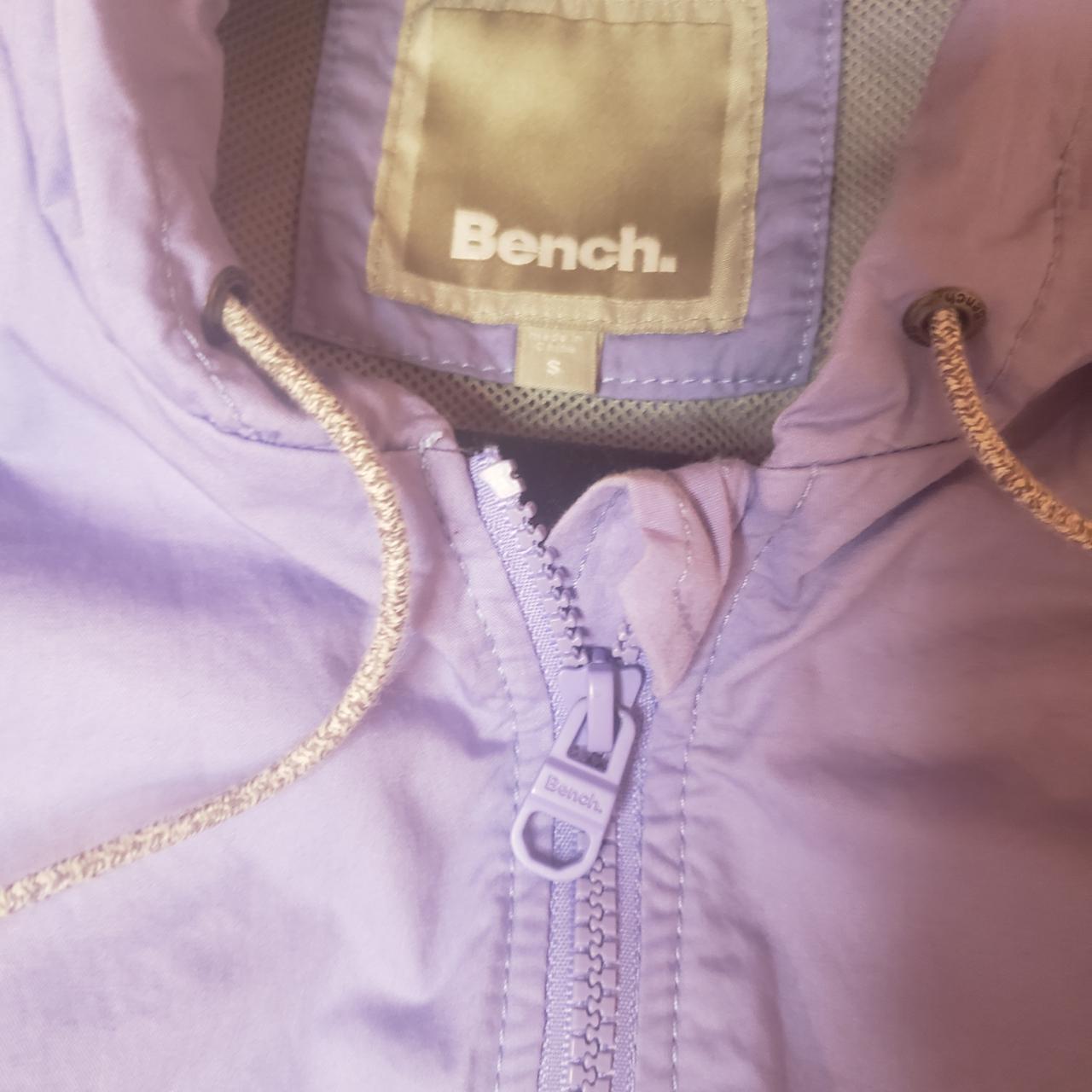 #Bench jacket with mesh lining, blue purple Size:... - Depop