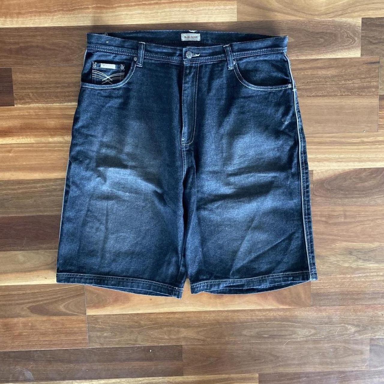 Vintage Br Jorts Baggy Fit Jorts With A Faded Black Depop