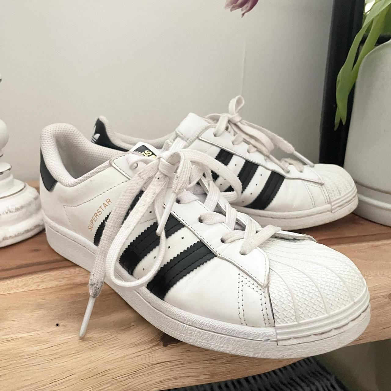 Adidas superstar trainers Worn a few times but... - Depop