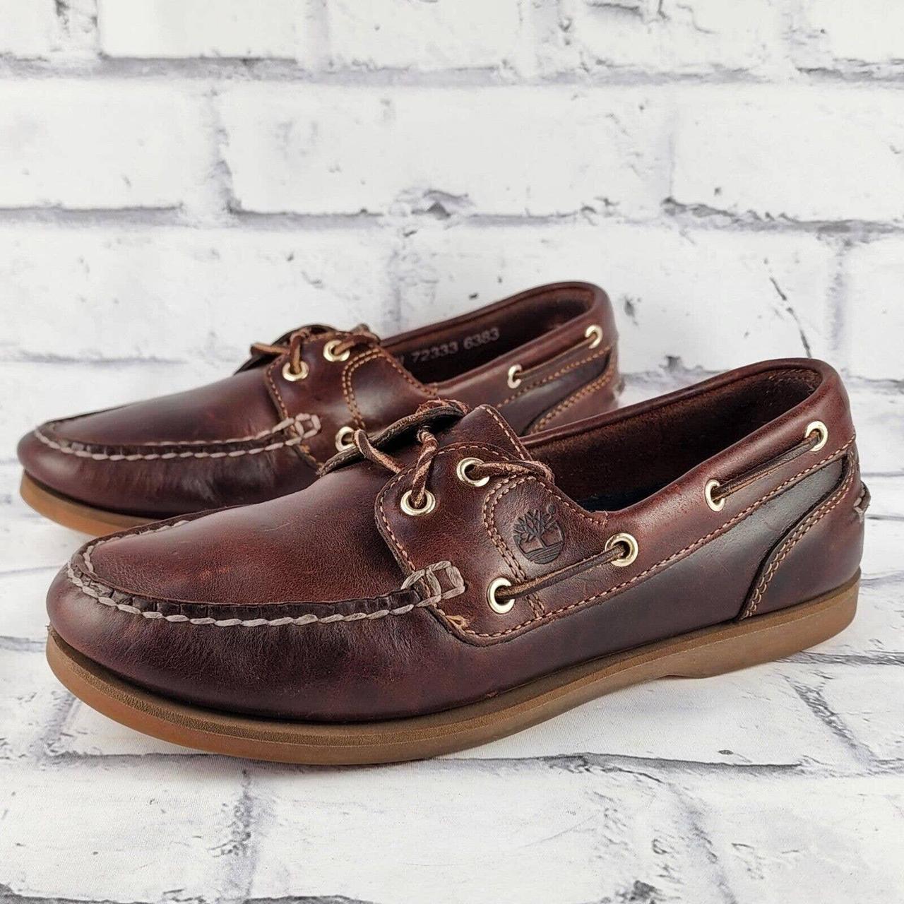 Timberland Women's Brown Loafers | Depop