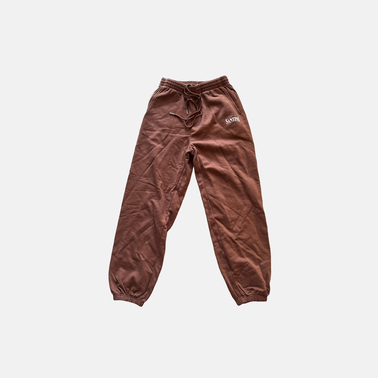 Women's Brown Joggers-tracksuits | Depop