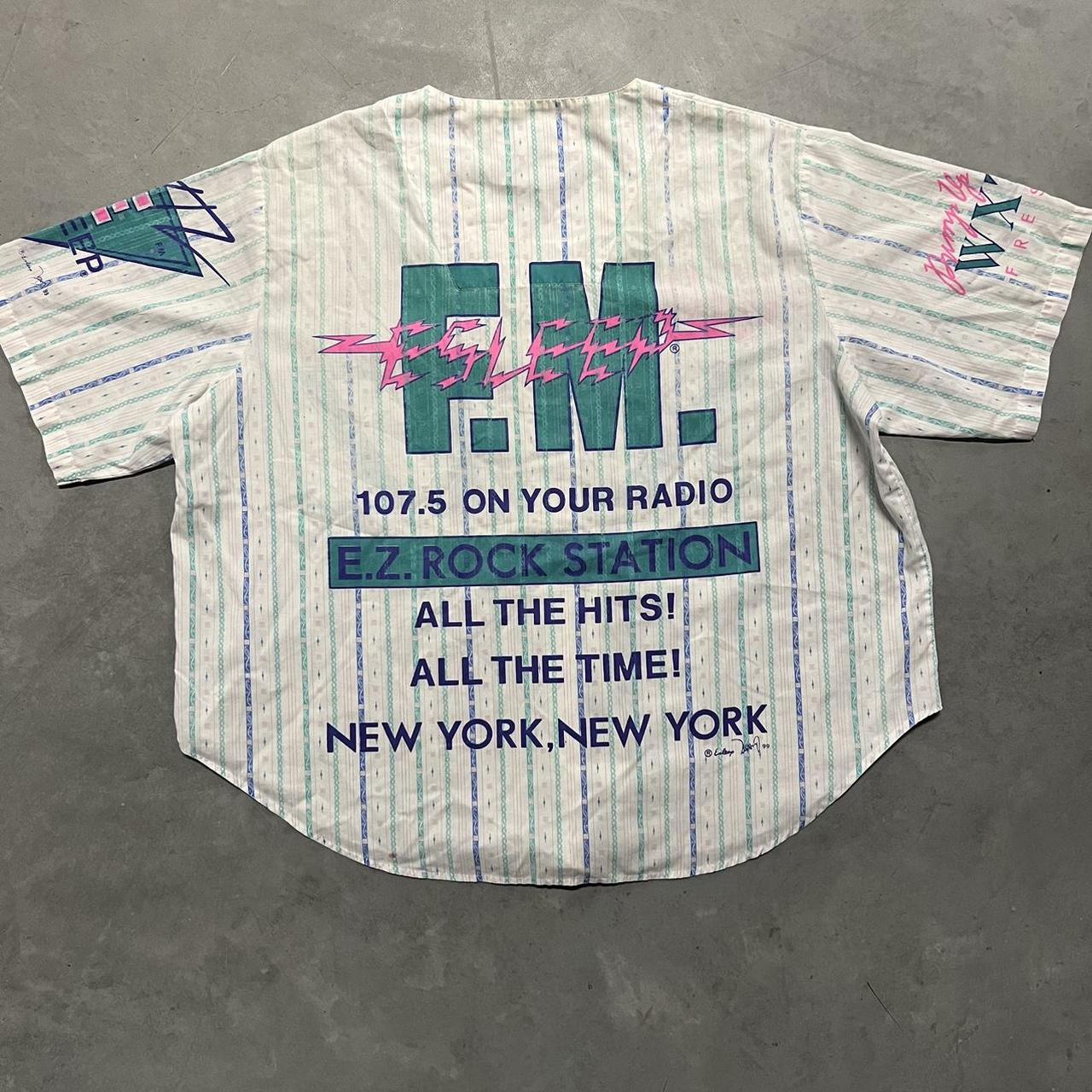 Vintage Y2K/2000s 90s Esleep Boxer 107.5 EZ Rock... - Depop