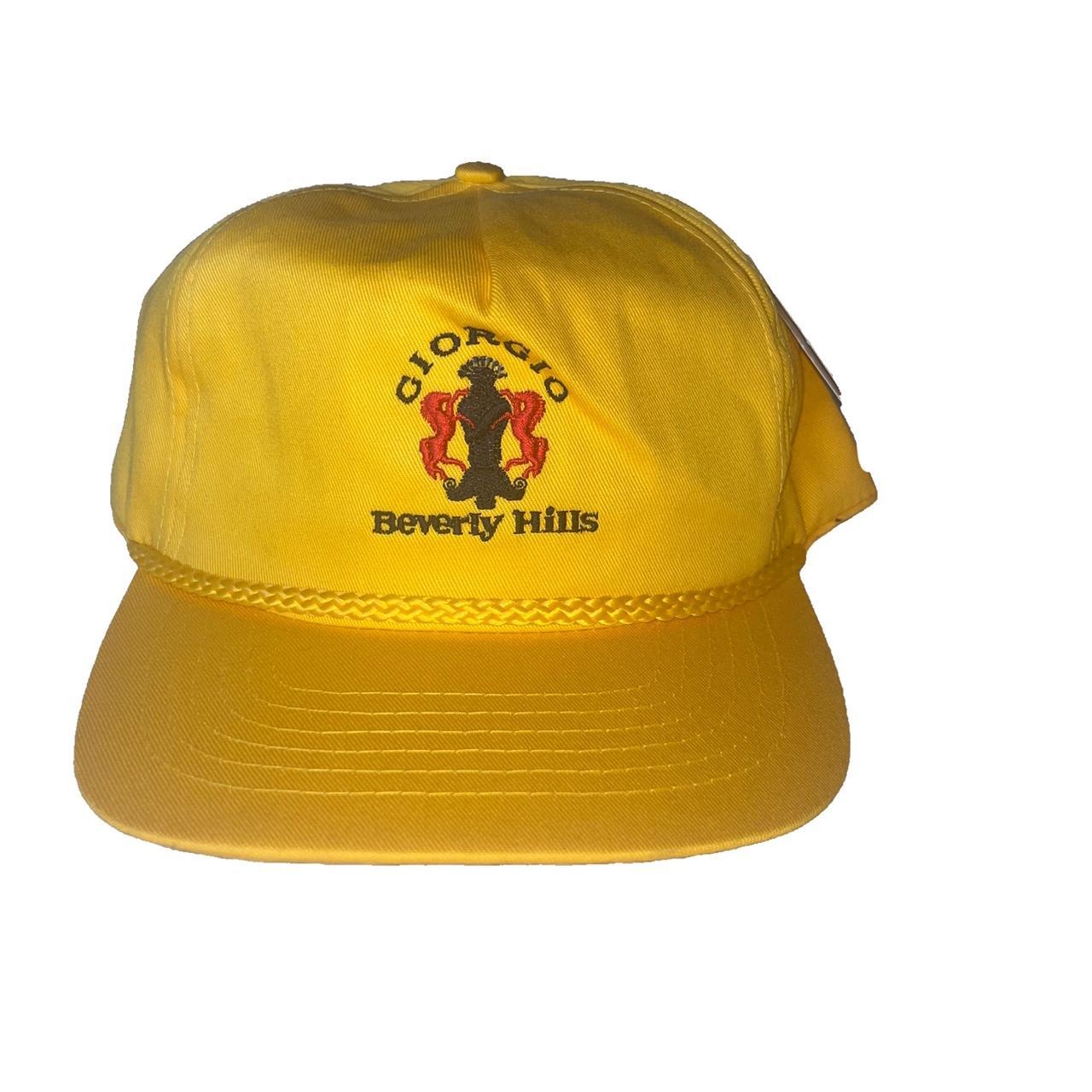 Giorgio Beverly Hills Hat Snapback 80s Vintage... - Depop