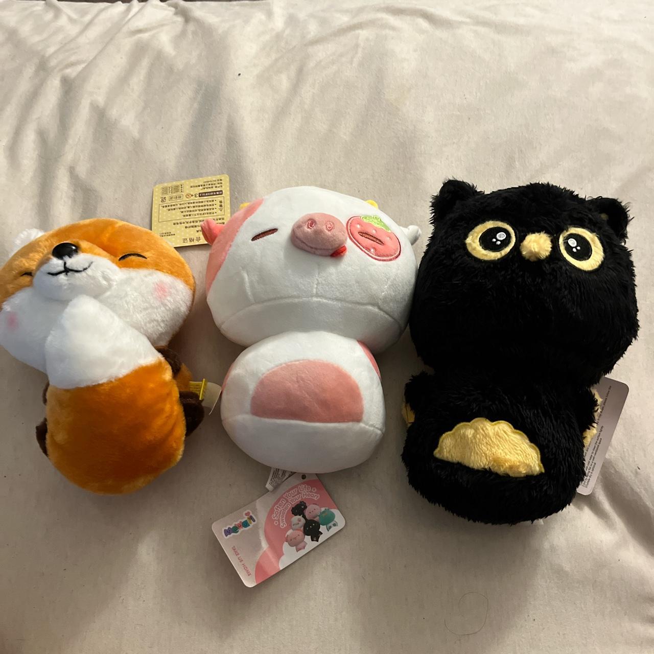 mewaii plushies!! (all in a bundle) STRAWBERRY COW... - Depop