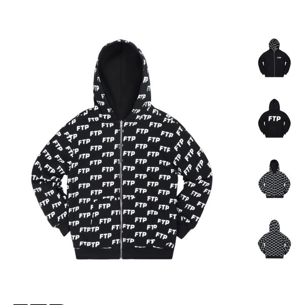 FTP REVERSIBLE ZIP UP HOODIE SIZE LARGE SOLD OUT... - Depop